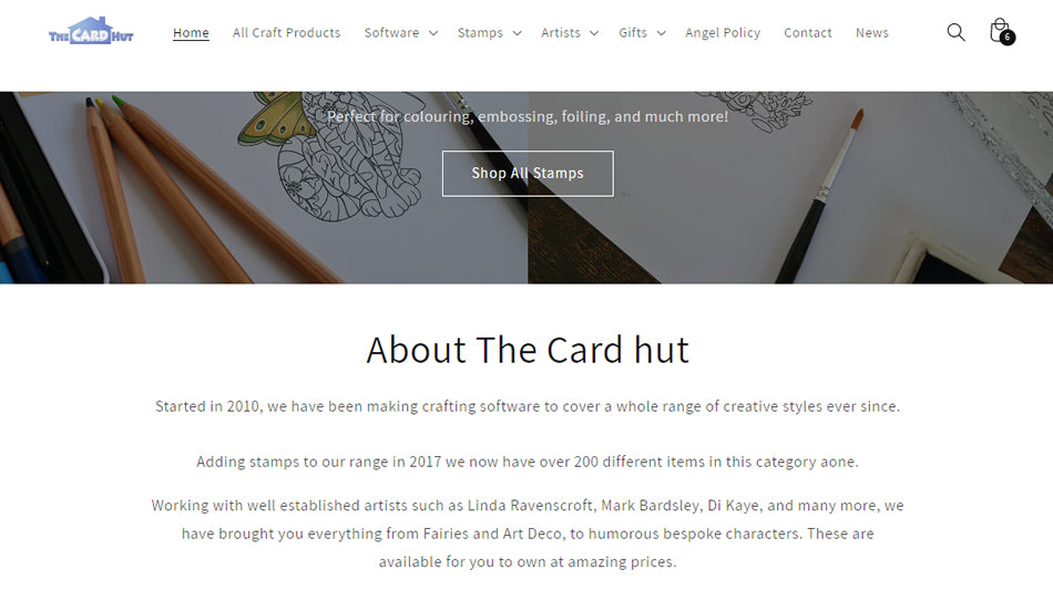 Welcome to the new website! – The Card Hut